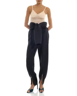 Victoria Beckham Zip-up Cargo Jumpsuit - Navy