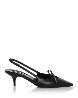 Miu Miu Bow Slingback Pumps