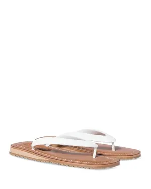 Miu Miu Thong Sandals - Bianco