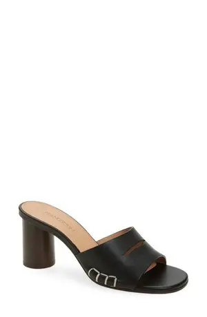 JW Anderson Loafer Slide Sandal - Black 999