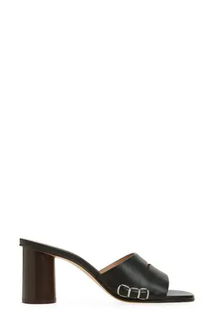 JW Anderson Loafer Slide Sandal - Black 999