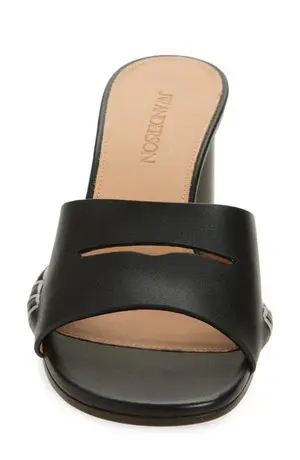 JW Anderson Loafer Slide Sandal - Black 999