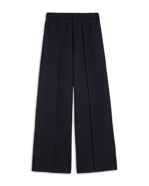 JIL SANDER Wide Leg Trousers - Navy