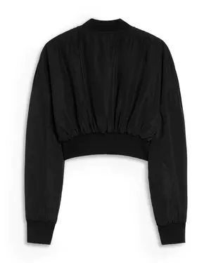 JIL SANDER Cropped Bomber Jacket