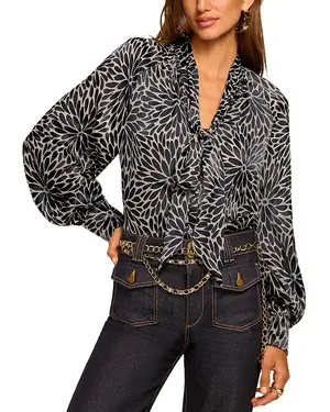 Ramy Brook Tie Neck Blouses