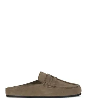Jeffrey Campbell Suede Mule Loafers