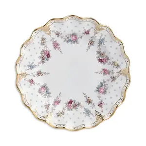 ROYAL CROWN DERBY Royal Antoinette Salad Plate - Multi