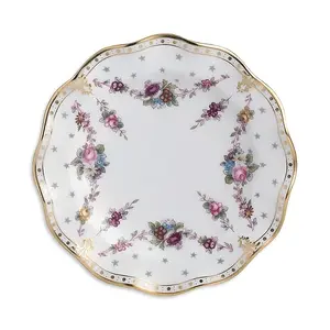ROYAL CROWN DERBY Royal Antoinette Bread & Butter Plate - Multi