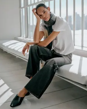 Acne Studios Wide Leg Jeans