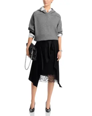 Acne Studios Layered Satin Skirt