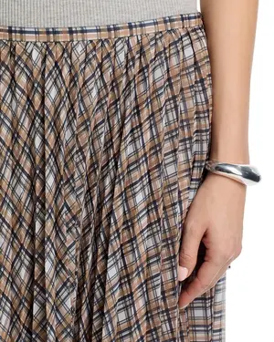 Acne Studios Asymmetrical Checked Skirt
