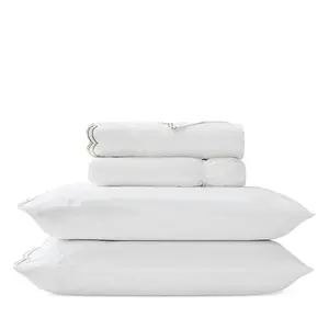 CHRISTY Scallop Sheet Set, Queen - Matcha