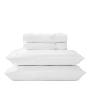 CHRISTY Scallop Sheet Set, Queen - White
