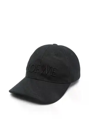 Loewe Cotton Cap - Black