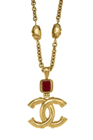 Chanel Gripoix Charm Necklace