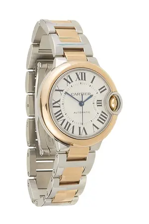 CARTIER Dial Stainless Steel Ballon Bleu De Watch - White
