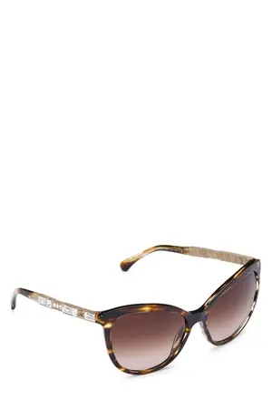 Chanel Tortoise Shell Acetate Sunglasses