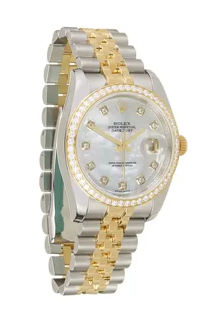 Rolex Datejust Mother Of Pearl Diamond Dial - Gold