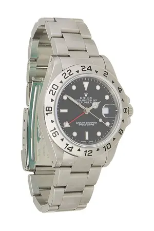 Rolex Stainless Steel Explorer Ii - Black