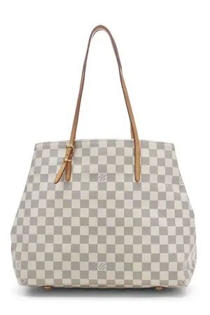 LOUIS VUITTON Damier Azur Cabas Articles De Voyage - White
