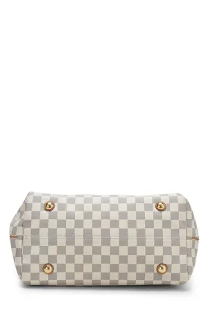 LOUIS VUITTON Damier Azur Cabas Articles De Voyage - White