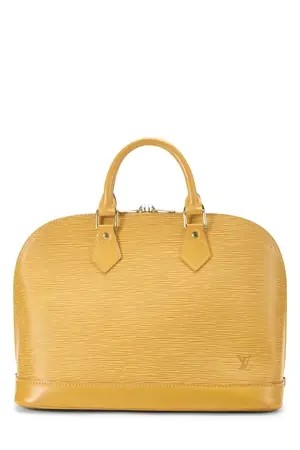 LOUIS VUITTON Epi Alma Handbag - Yellow