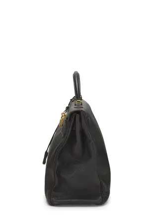 Hermès Togo Kelly Retourne 40 Handbag - Black