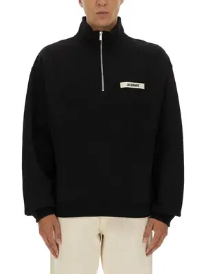Jacquemus Zippered Turtleneck Sweatshirt