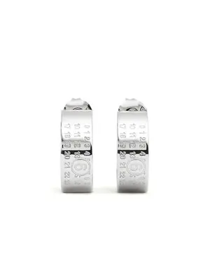 MAISON MARGIELA Logo Earrings - Silver