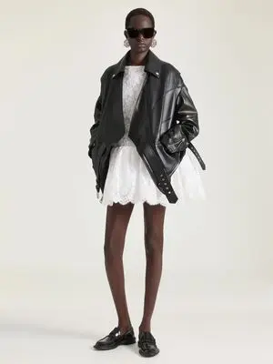 Givenchy Back-to-front Leather Biker Jacket
