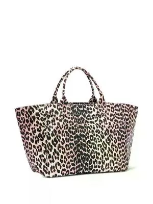 GANNI Large Sequin Tote Bag - Black
