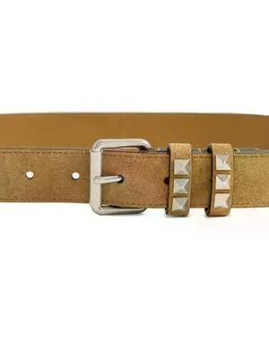 Valentino Garavani Flaneuse Suede Belt - Neutrals