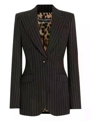 Dolce & Gabbana Striped Single-breasted Jacket