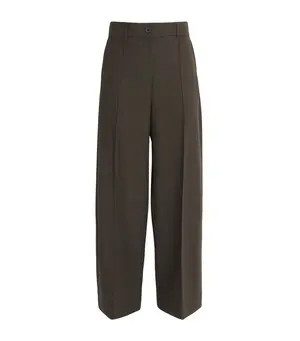 ME+EM Tapered Pintuck Trousers