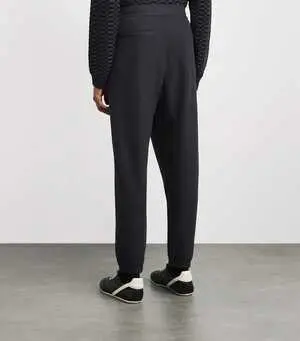 Emporio Armani Chevron Drawstring Trousers