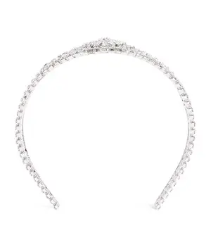 JENNIFER BEHR Clara Bow Crystal Headband - Silver