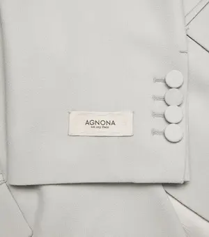 Agnona Virgin Wool Single-breasted Blazer