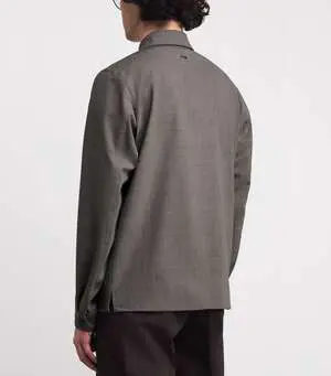 Herno Stretch-virgin Wool Shirt