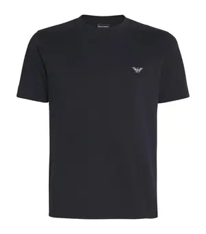 Emporio Armani Men Embroidered T-shirts For Men