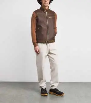 Eleventy Lambskin Shearling Gilet