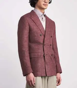 Eleventy Wool-silk-linen Blazer