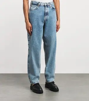 Emporio Armani Icon Oval-leg Jeans - Blue