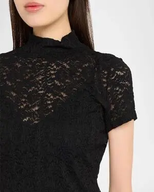Paige Floral Lace Tee