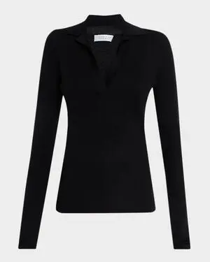 Gabriela Hearst Samira Knit Top - Black