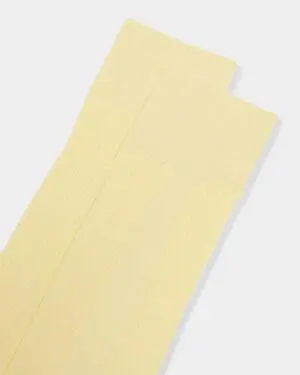 TOM FORD Ribbed Cotton Crew Socks - Vanilla