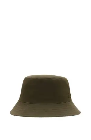 Burberry Reversible Gabardine Bucket Hat - Juniper Green