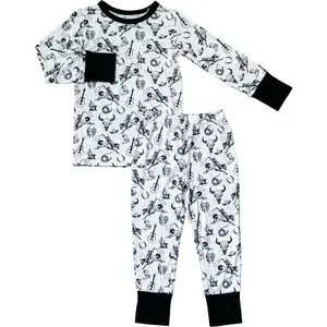 LAREE + CO Printed Long Sleeve Set - Black
