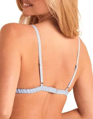 ADORE ME Vegan Unlined Bralette Bra - Medium Blue