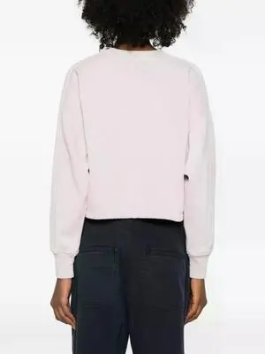 MARANT ETOILE Embroidered Crewneck Sweatshirt - Pink