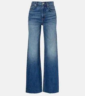 SLVRLAKE Grace Faded Wide-leg Jeans - Blue